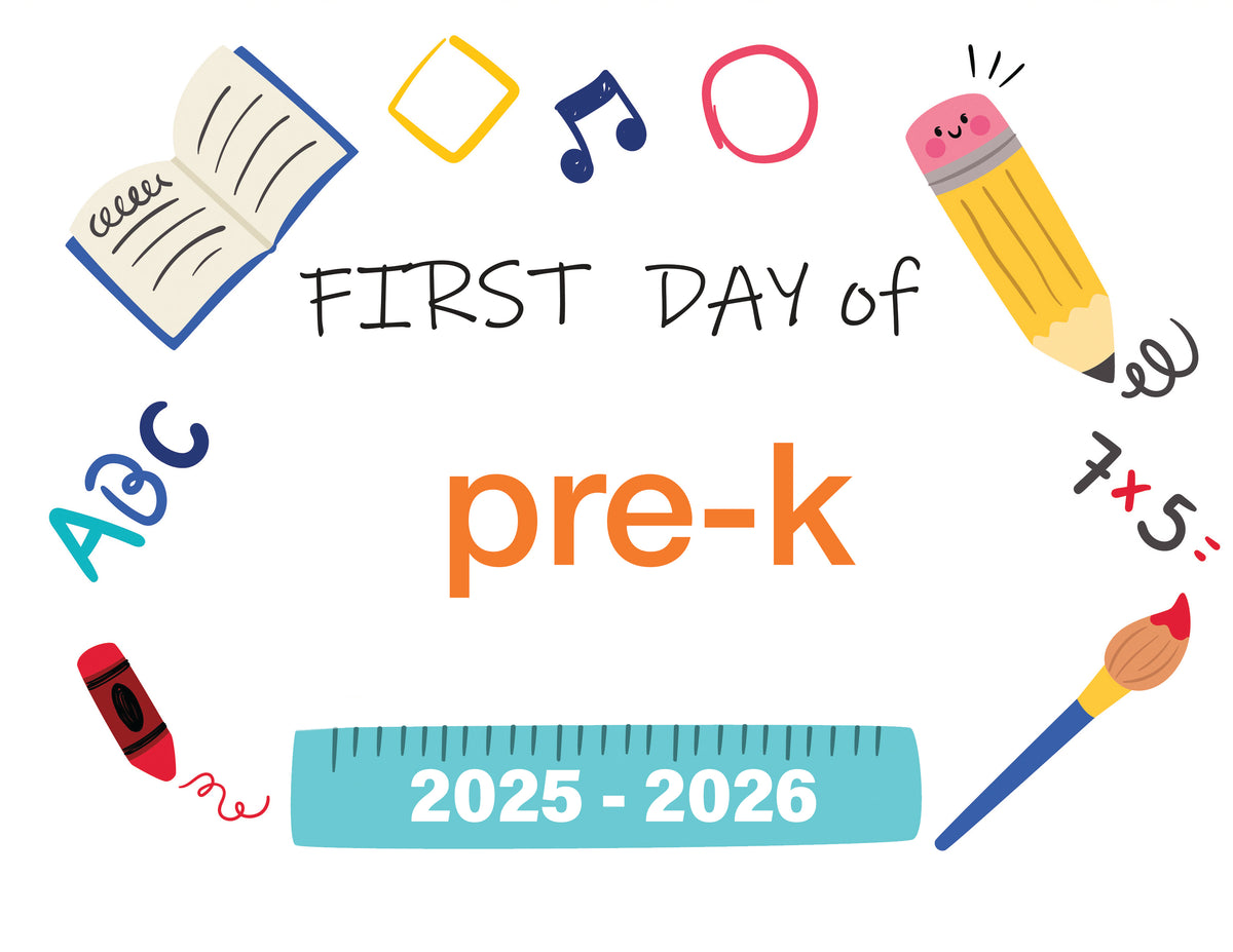 2024-2025 First Day of School Signs Printable