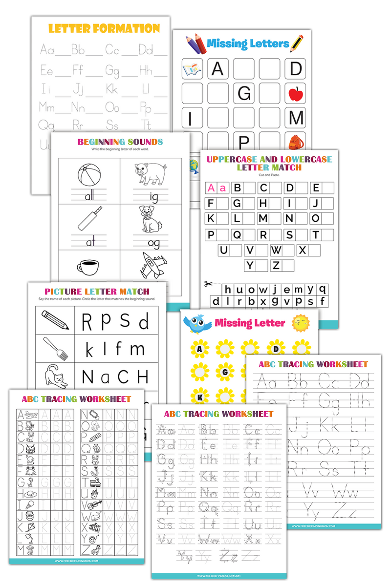9 Alphabet Worksheets Freebie Finding Mom 9 Alphabet Worksheets Freebie Finding Mom