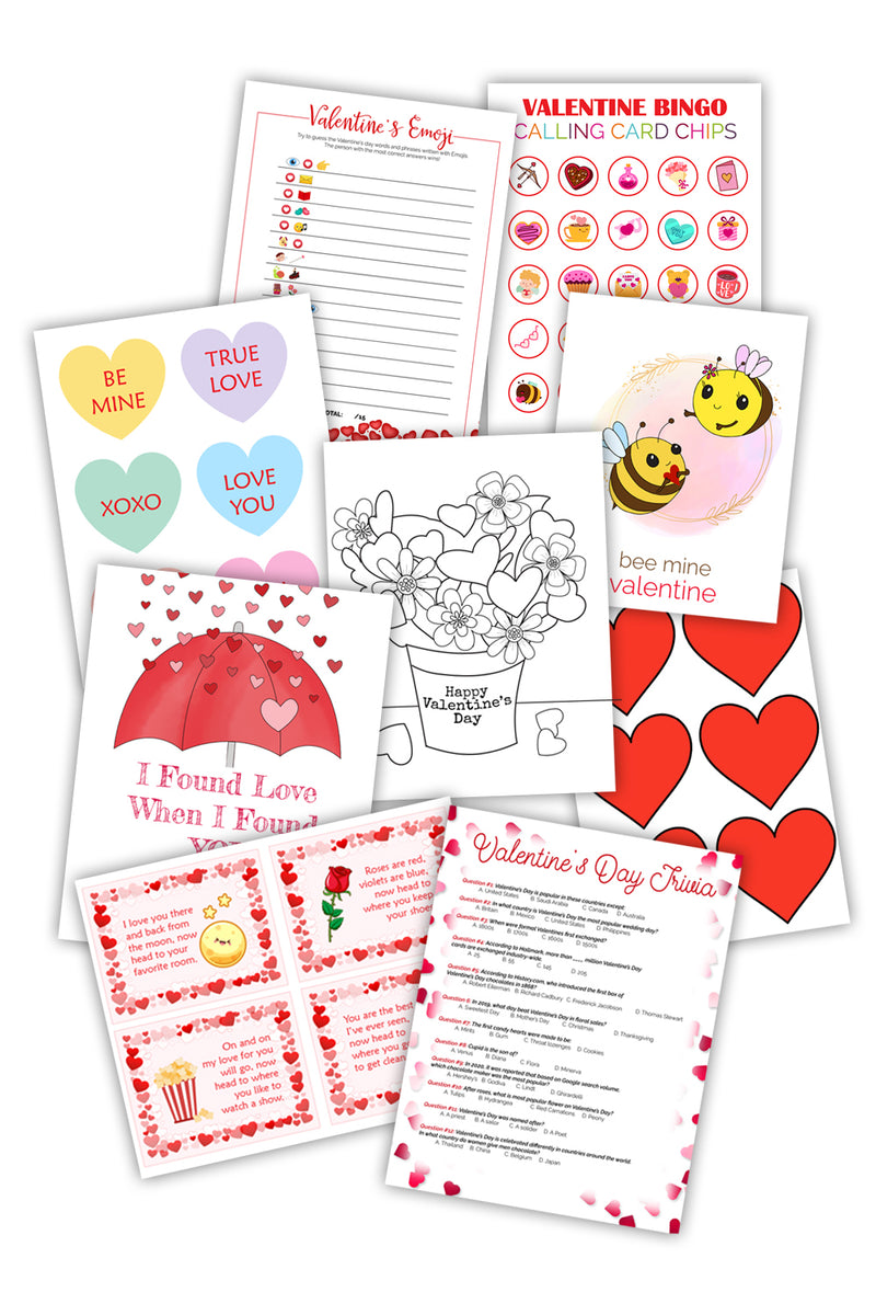 Ultimate Valentine's Day Bundle (Over 70 Pages)