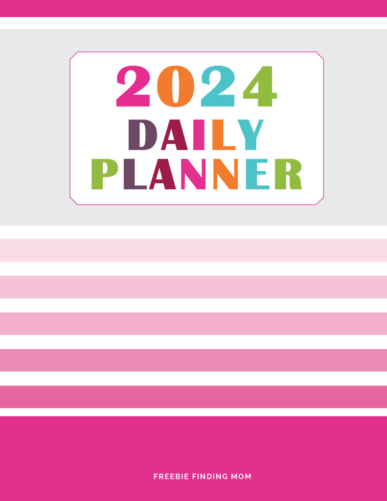 2024 Daily Planner Pages + Life Planner Binder