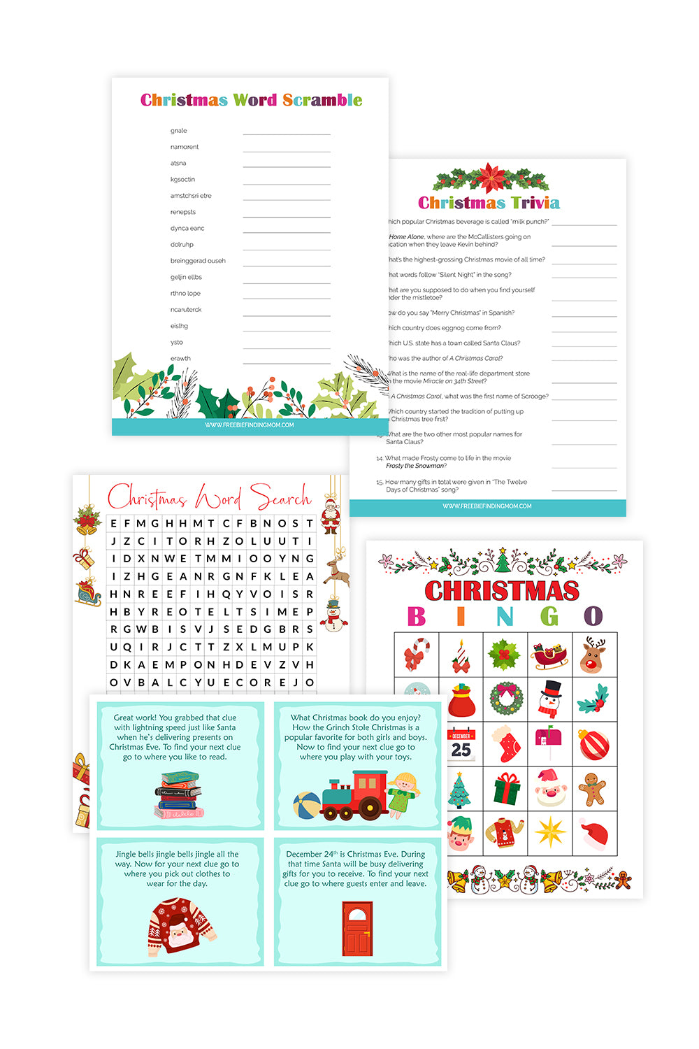 5 Christmas Games Bundle