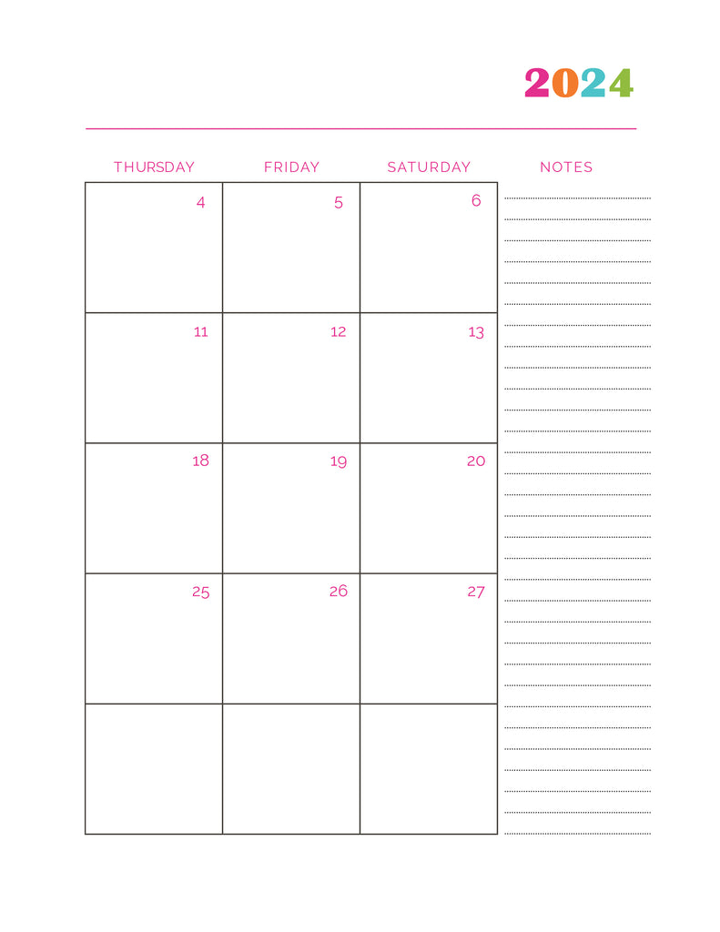 2024 Daily Planner Pages + Life Planner Binder