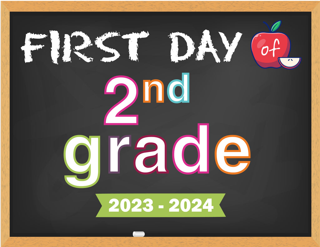 First Day of School Sign Printable (Chalkboard Style) – Freebie Finding Mom