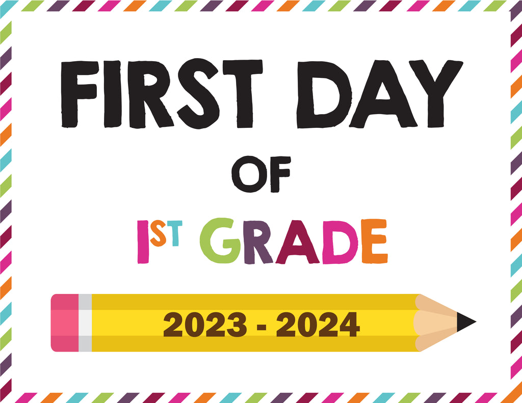 2020-2021 First Day of School Sign Printable (Including Homeschool and ...