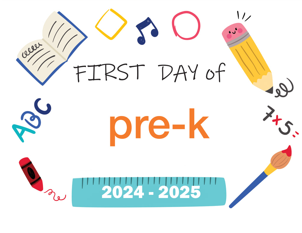 2024-2025 First Day of School Signs Printable