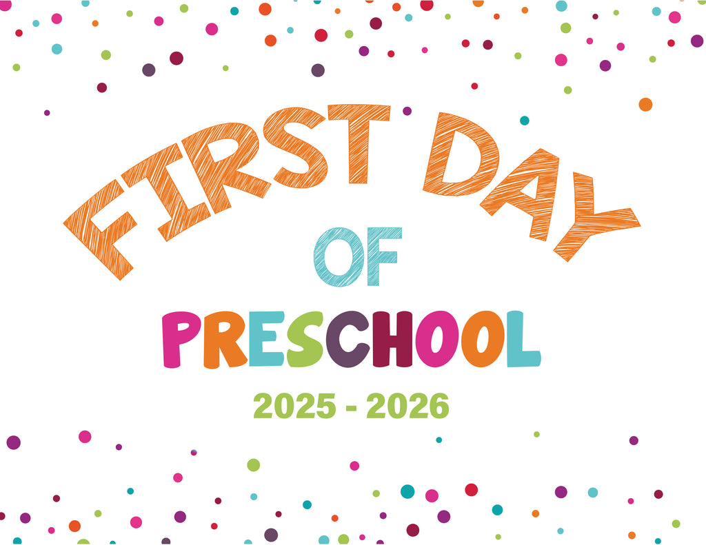 First Day of School Sign Printable