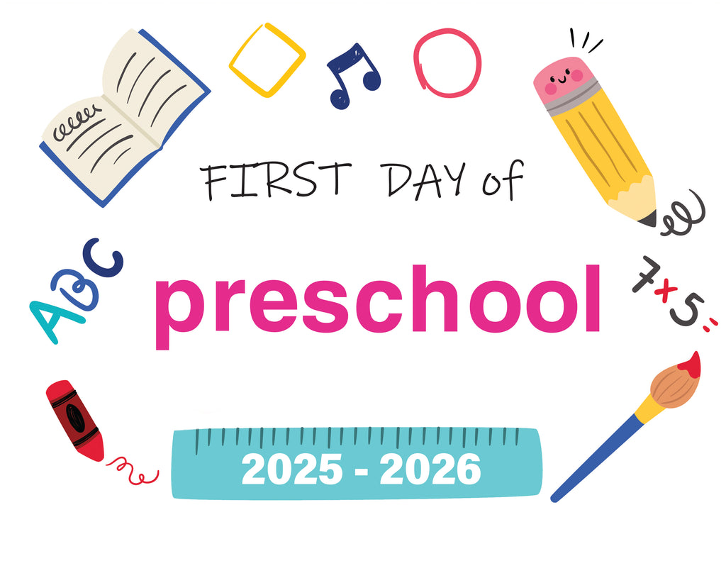 2024-2025 First Day of School Signs Printable