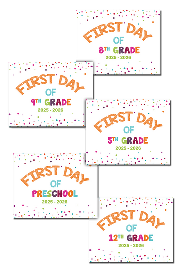 Printable School Signs