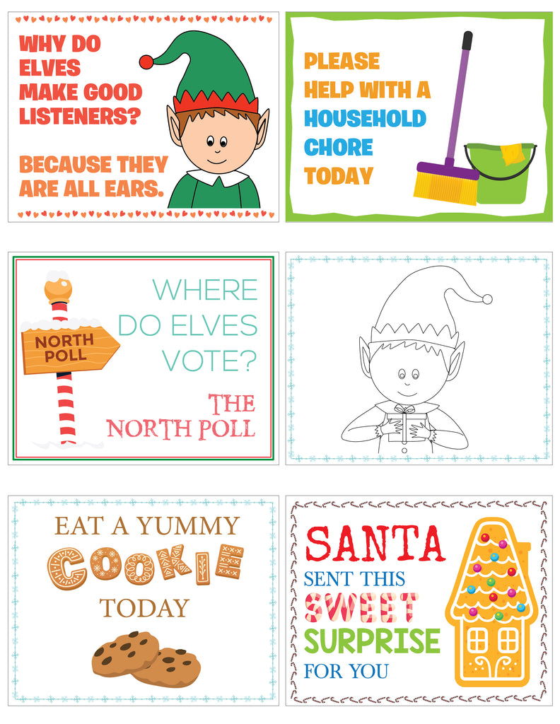 30 Printable Elf Notes