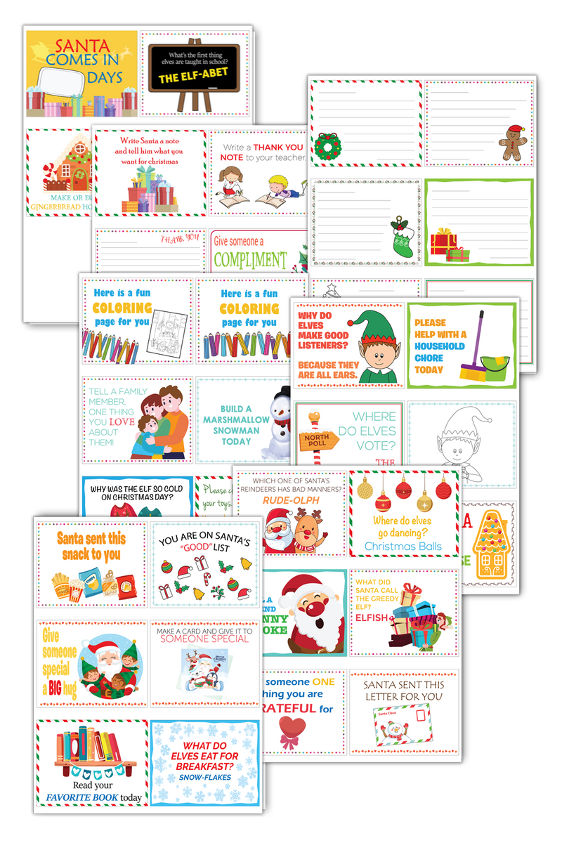 30 Printable Elf Notes