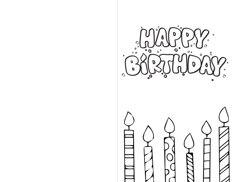 3 Birthday Card Drawing Ideas