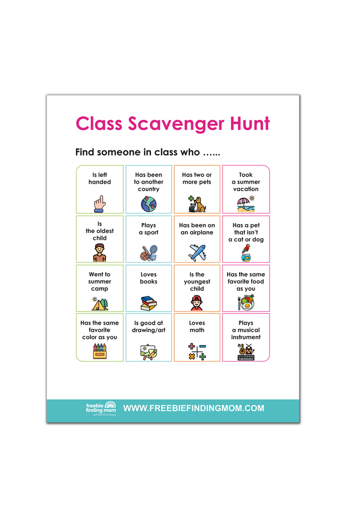Class Scavenger Hunt