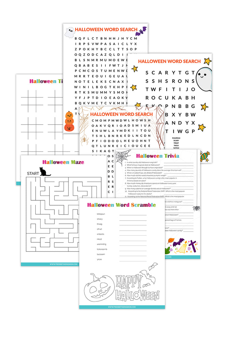 Downloadable Halloween Printables
