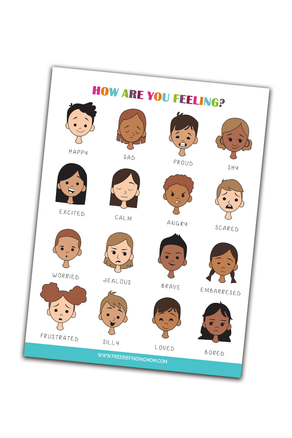 Feelings Chart for Kids