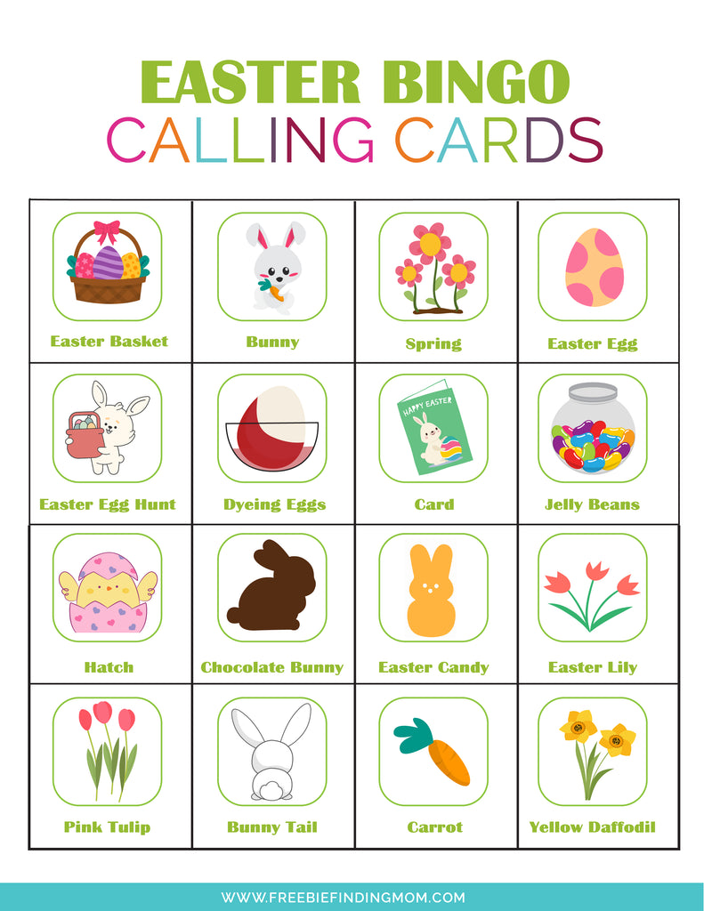Easter Bingo (50 Cards)