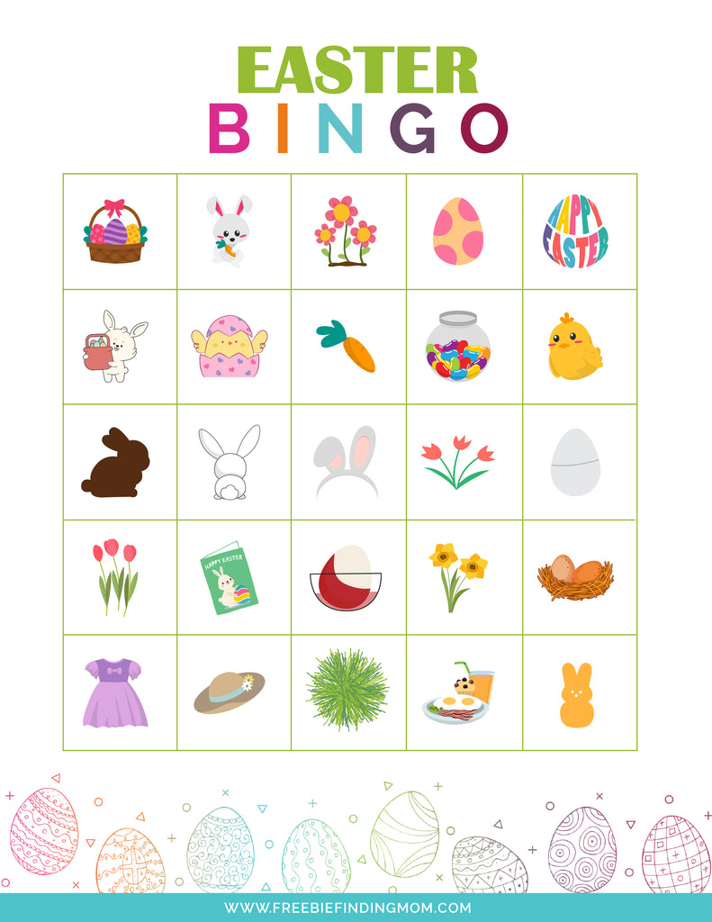 Easter Bingo (50 Cards)