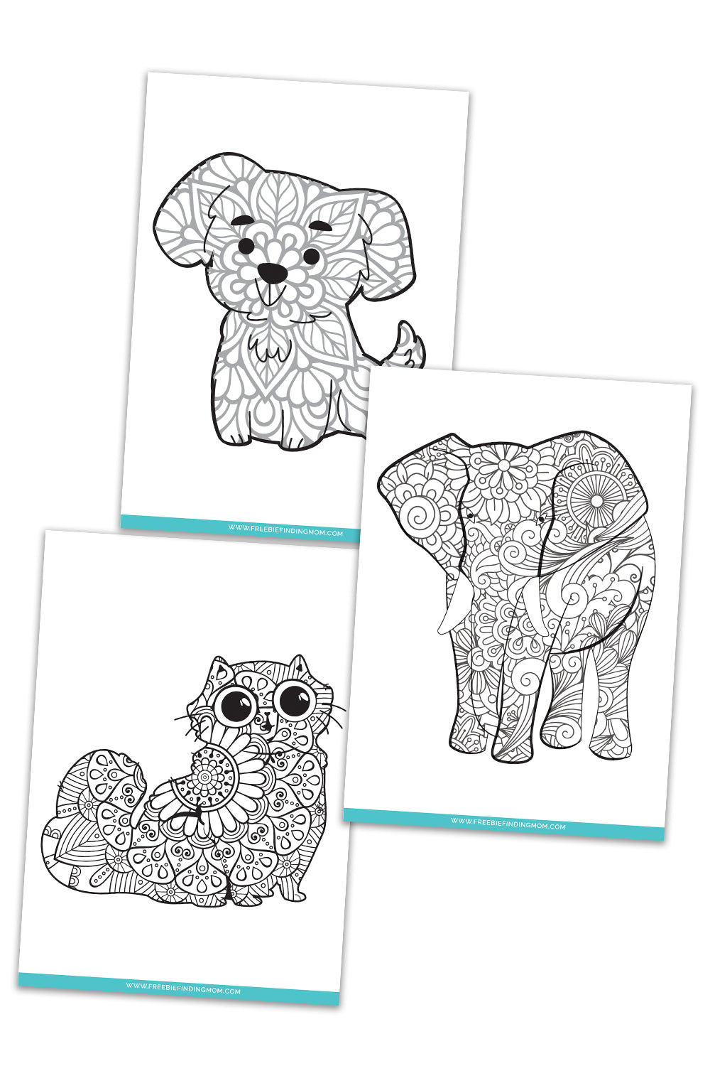 animal coloring pages for adults free
