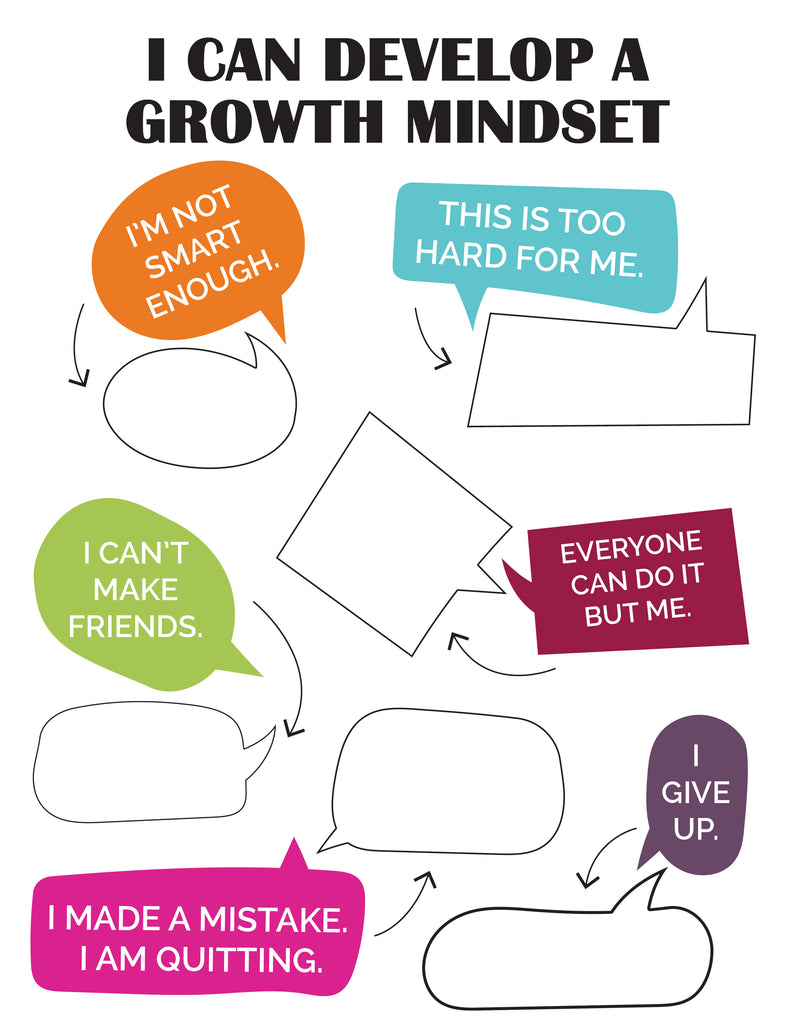 Growth Mindset Quotes and Activities (14 Pages)